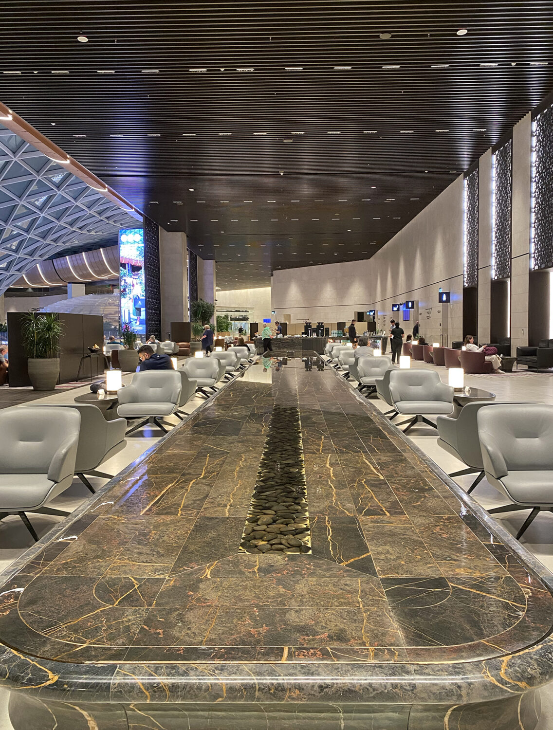 Luxus-Lounge in Doha: Al Mourjan Business Lounge – The Garden